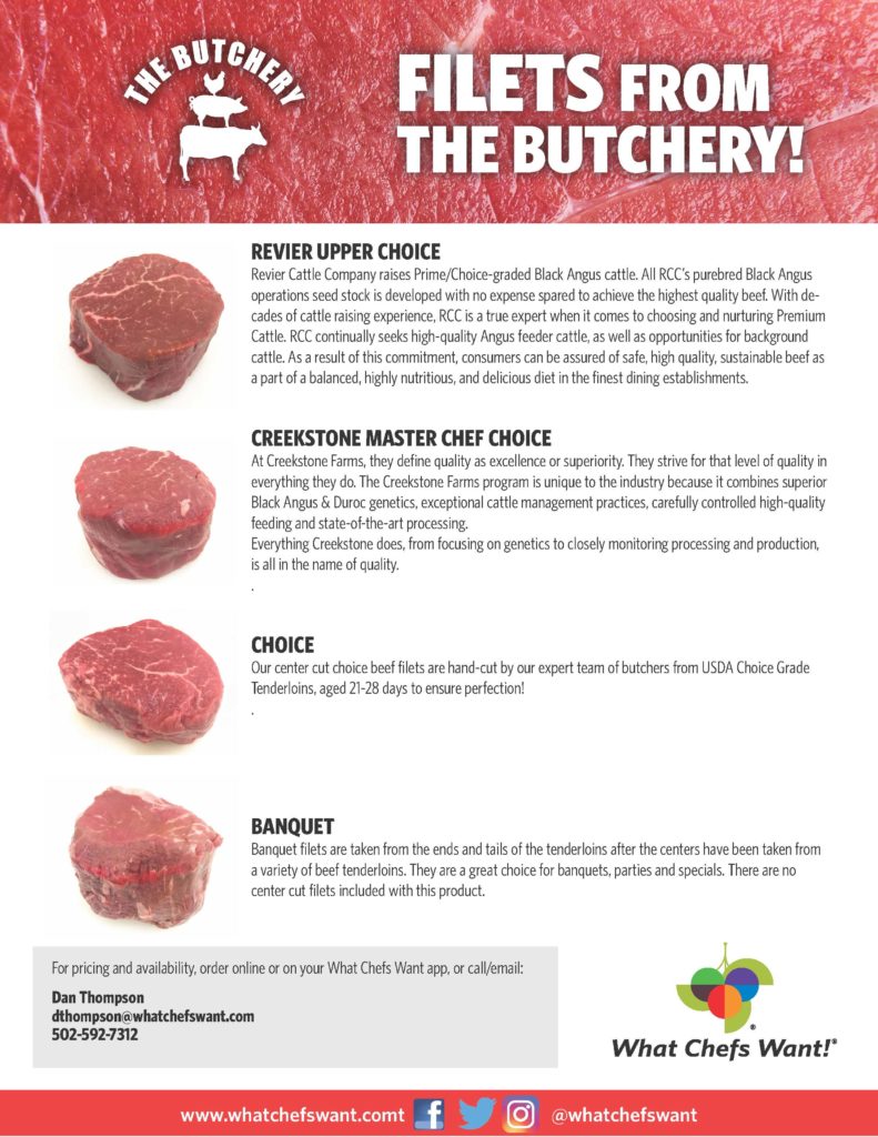 Hand-Cut Filets From The Butchery! - What Chefs Want!